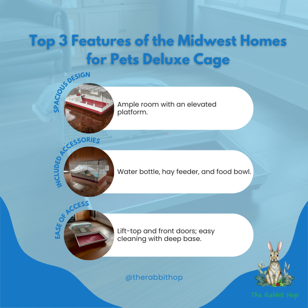 Midwest Homes for Pets Deluxe Rabbit Cage Review - The Rabbit Hop